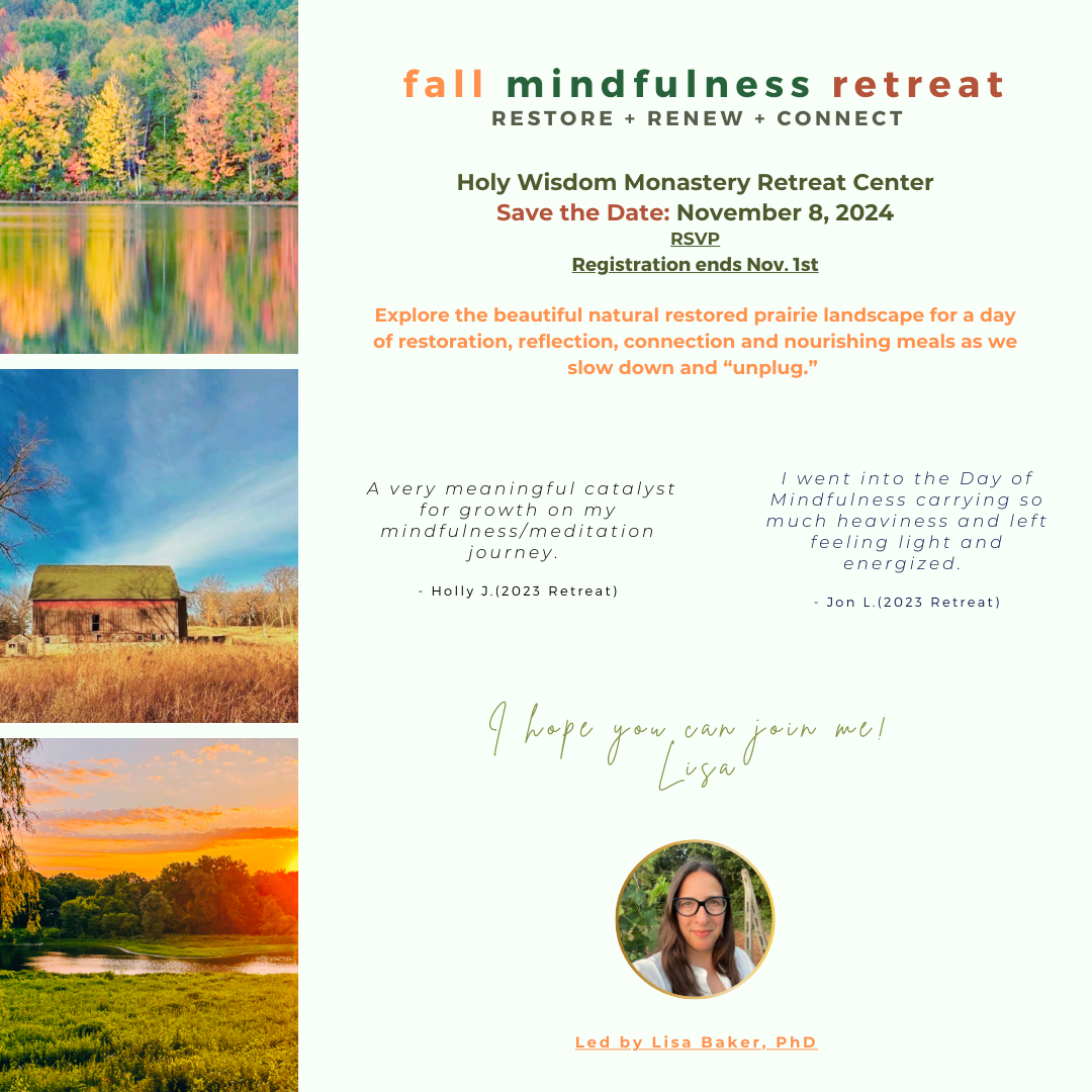 Mindfulness Retreats – Lisa Baker PhD